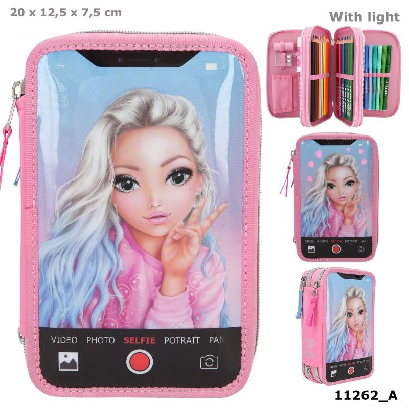 Trousse 3 compartiments SELFIE LED 0411262