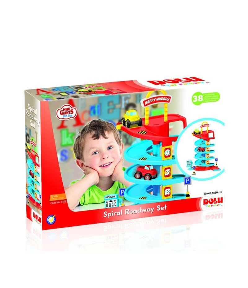 CIRCUIT CIRCULAIRE 38PCS 2VEHICULES 5153